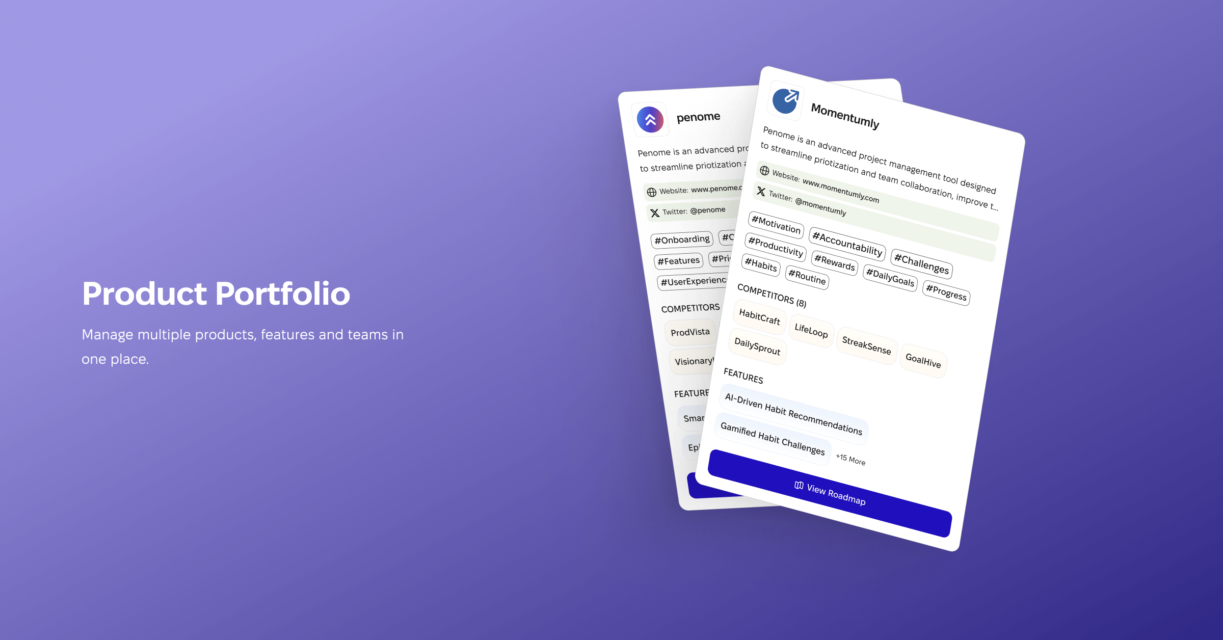Product Portfolio - Penome